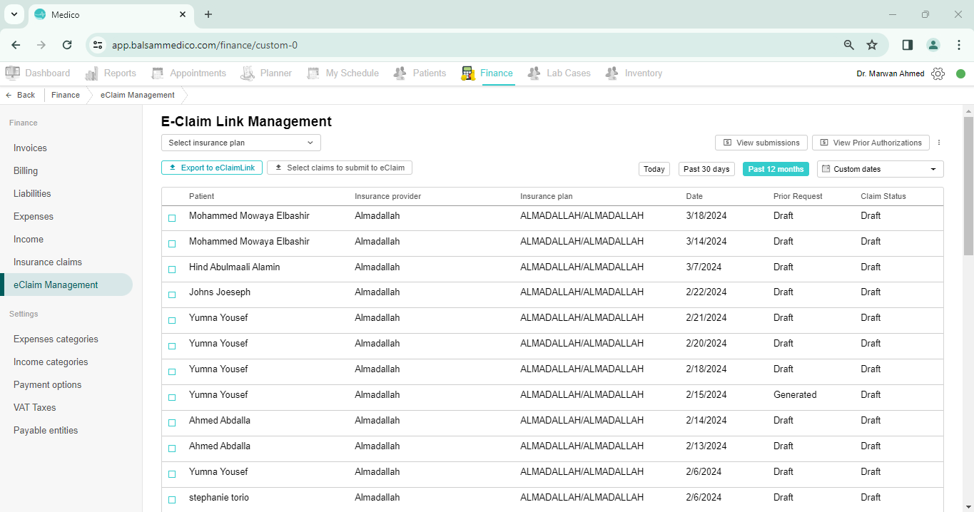 Balsam Medico Features: eClaimLink Integration – Balsam Medico | Modern ...